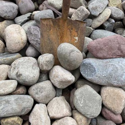 Large White River Rock 1 inch+ - Yard Works Landscape Supply