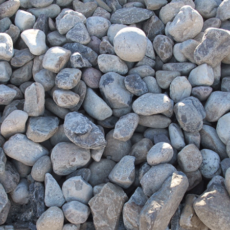 Large White River Rock 1 inch+ - Yard Works Landscape Supply