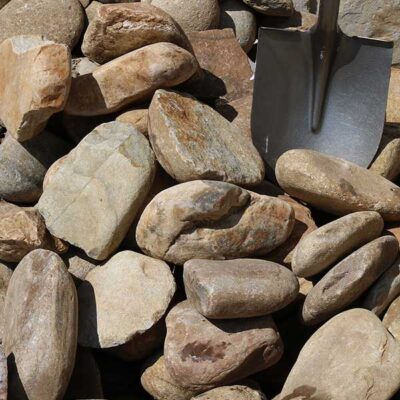 Large White River Rock 1 inch+ - Yard Works Landscape Supply