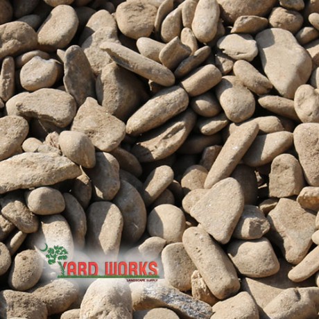 Large White River Rock 1 inch+ - Yard Works Landscape Supply
