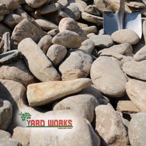 Large White River Rock 1 inch+ - Yard Works Landscape Supply