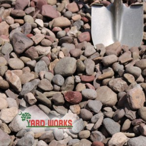 Large White River Rock 1 inch+ - Yard Works Landscape Supply