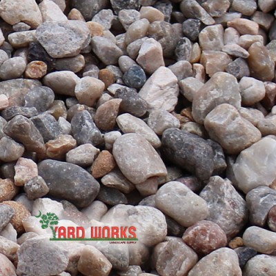 Pond Stone 7/8th inch - Yard Works Landscape Supply