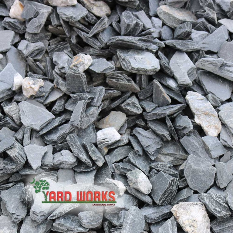 Black Slate Stones - Yard Works Landscape Supply
