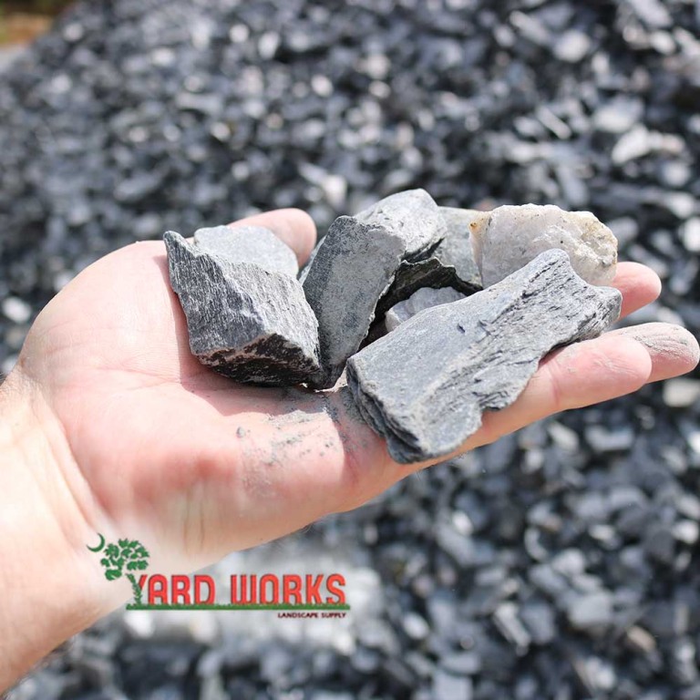 Black Slate Stones - Yard Works Landscape Supply