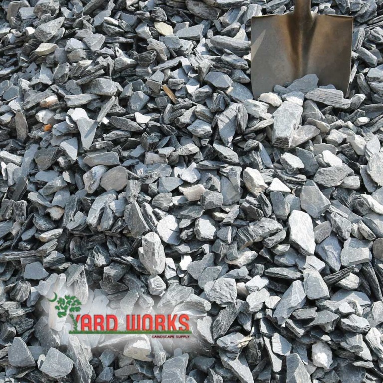 Black Slate Stones - Yard Works Landscape Supply