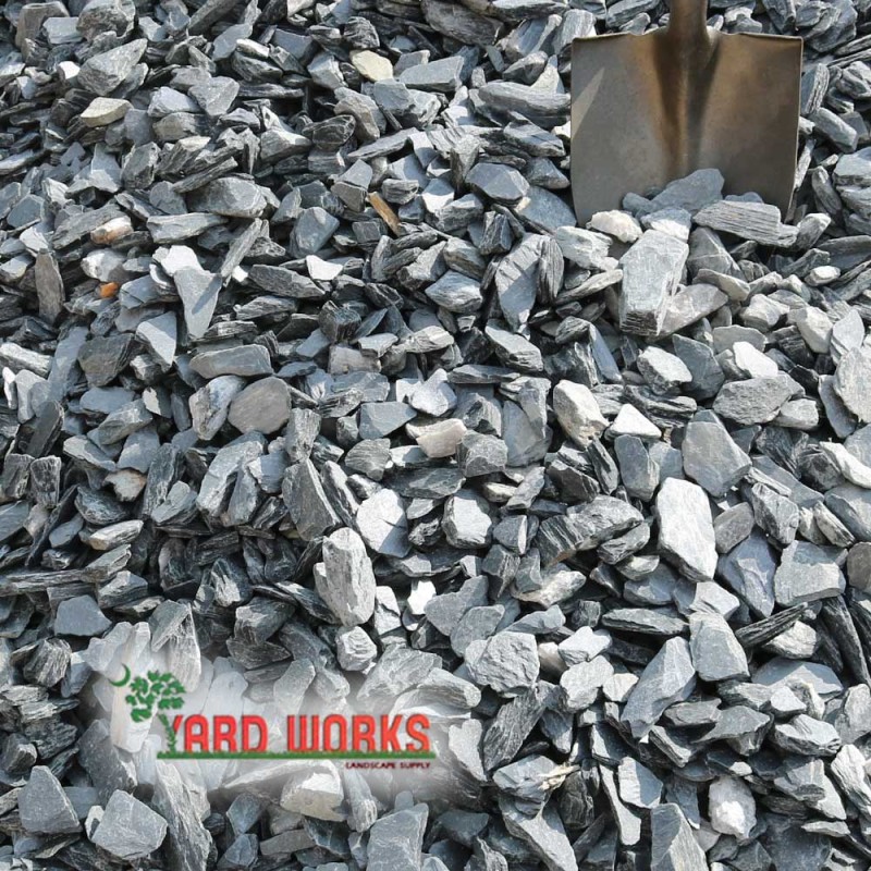 Black Slate Stones - Yard Works Landscape Supply