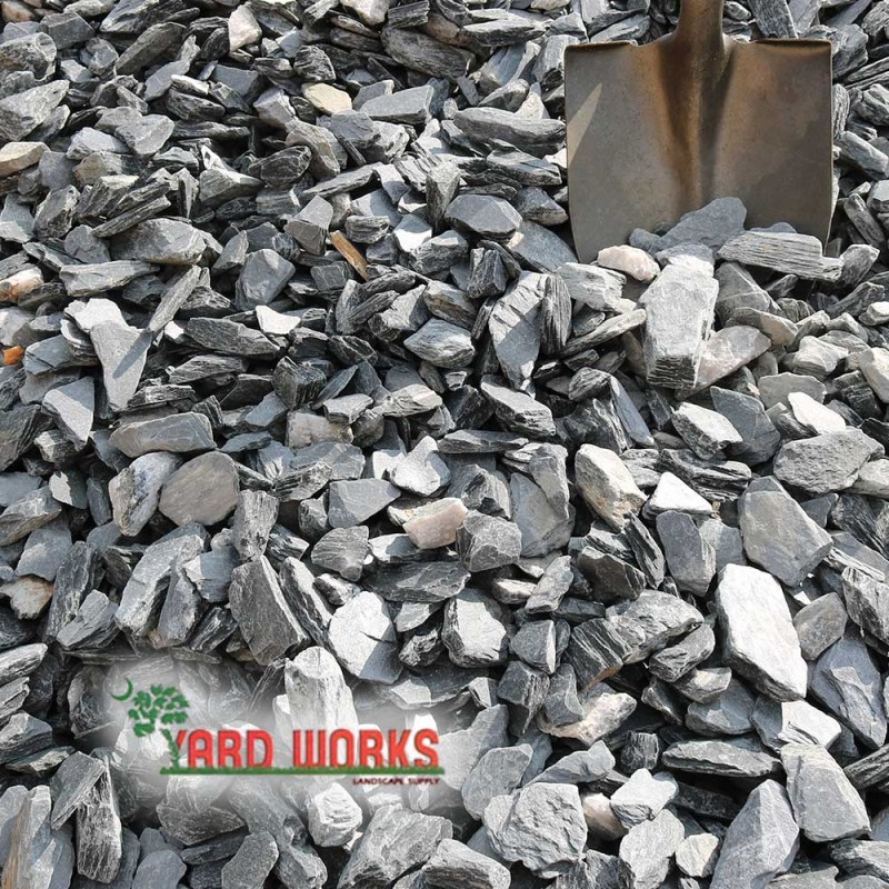 Black Slate Stones - Yard Works Landscape Supply